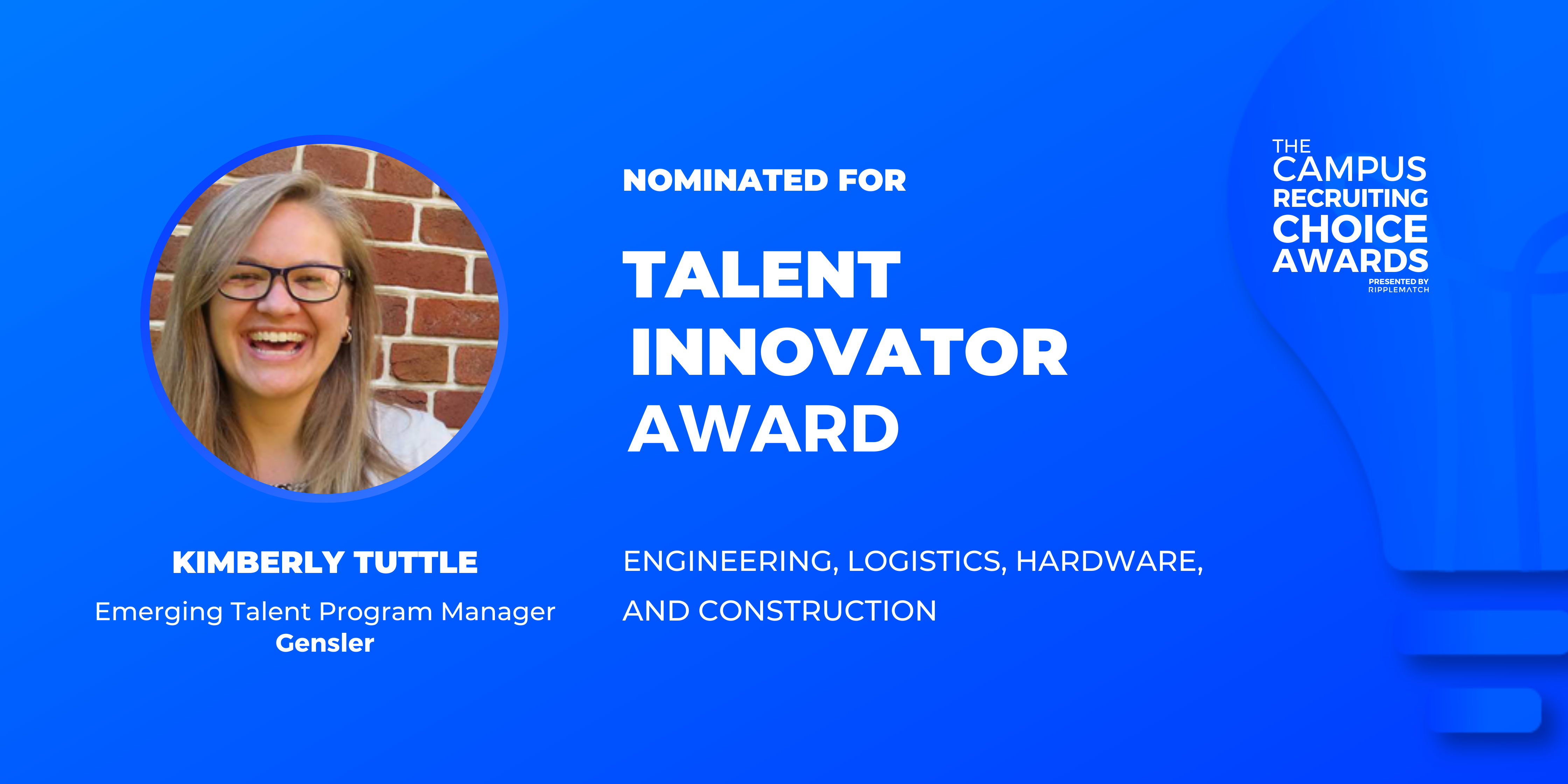 Kimberly Tuttle - Nominee for Talent Innovator Award - CRCA 2021